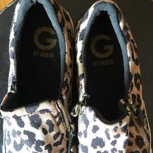 Guess | Shoes | Guess Leopard Slip On Sneakers | Poshmark